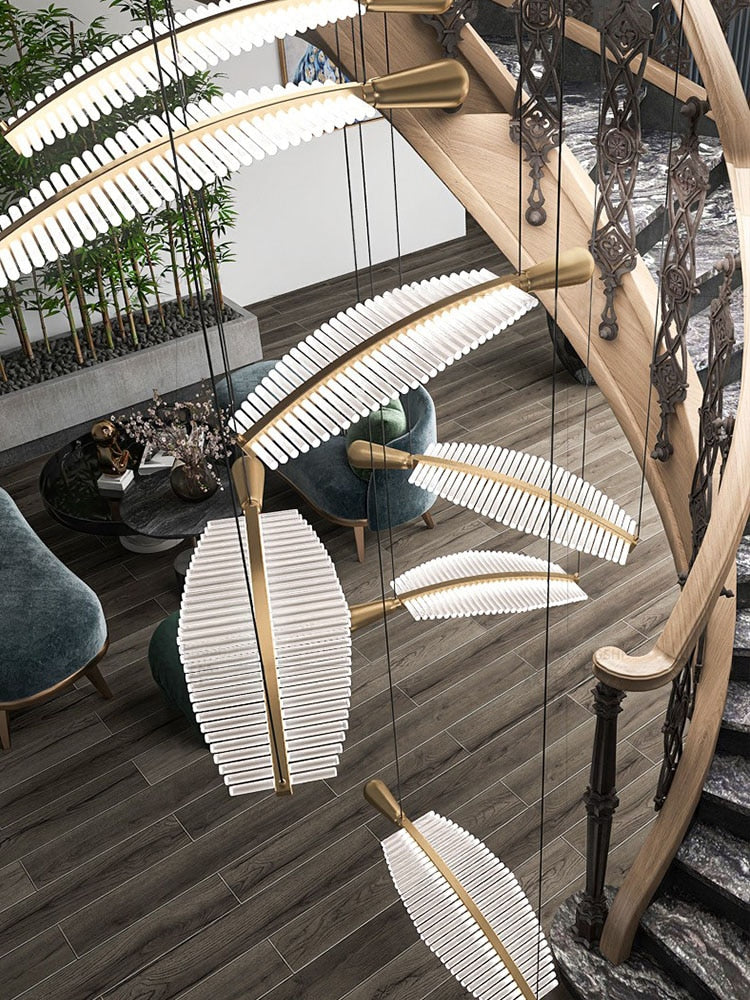 Stellana - Leaf Cluster Chandelier | Dragonfly Decor